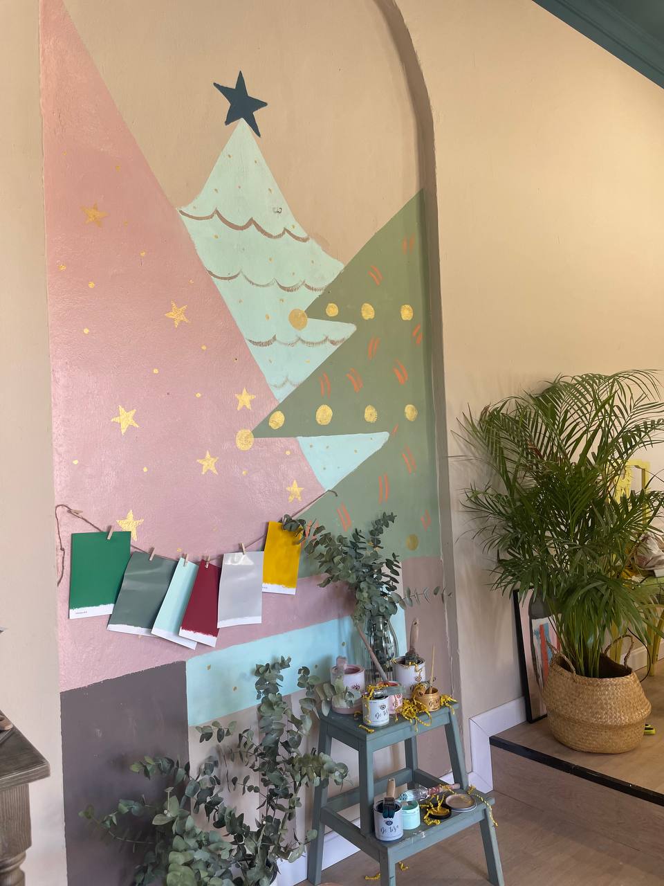 Cómo pintar un árbol de Navidad | Chalk Paint De Tiza